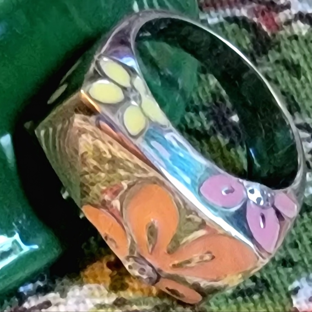 925 Ss David Sigal Ring - Gem